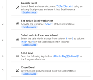 How to delete multiple rows/columns in Excel.(Power Automate Desktop ...