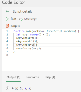 Array.(Microsoft Excel Office Scripts) | Kaizen.Personal computer work.