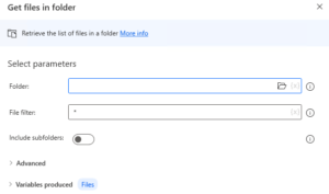 Get files in folder Action(Power Automate Desktop) | Kaizen.Personal ...