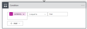 contains function. String.(Power Automate Cloud flows) | Kaizen ...
